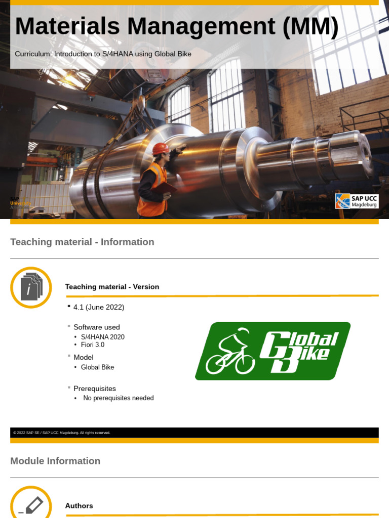 04 - Procurement Inventory Business Process SAP MM #1 | PDF ...