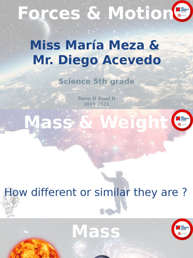 5th - Forces - & - Motion (1) (Autoguardado) | PDF | Force | Weight