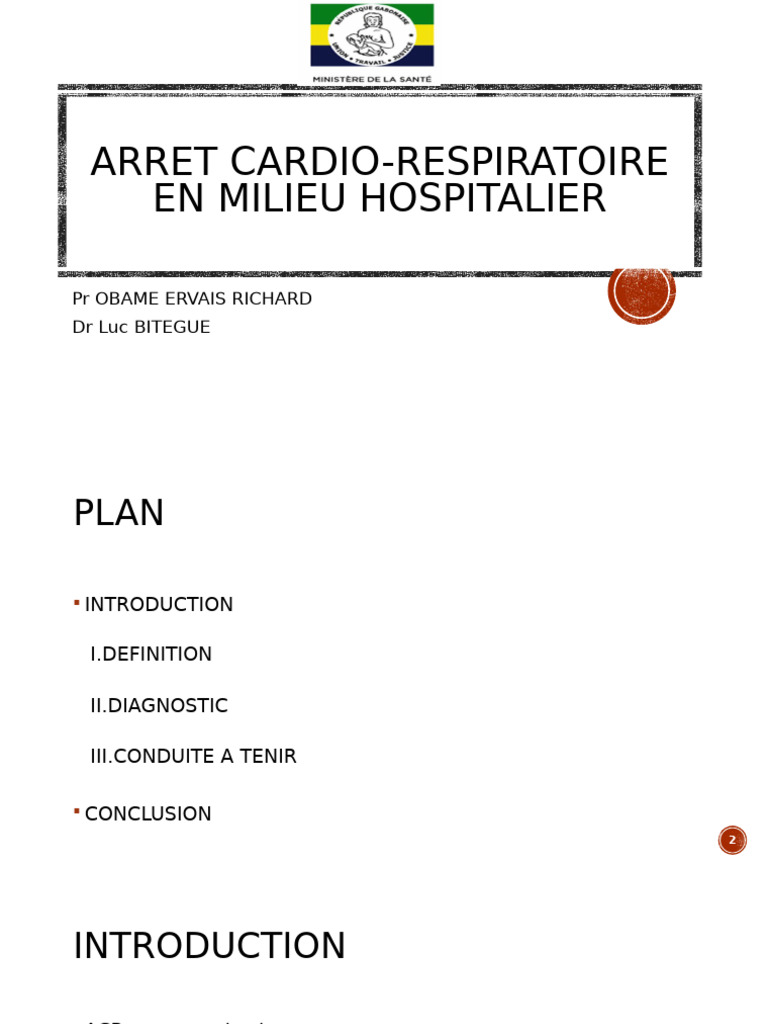 Prise en charge de l'ACR hospitalier | PDF | Arrêt cardiaque ...