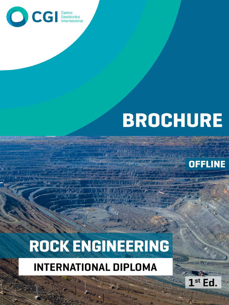 Diploma Rock Engineering - Brochure DIR v1 ENG OFFLINE | PDF