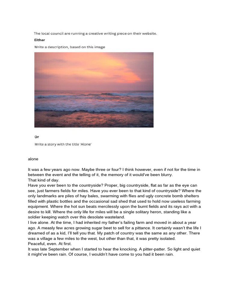 English Homework | PDF