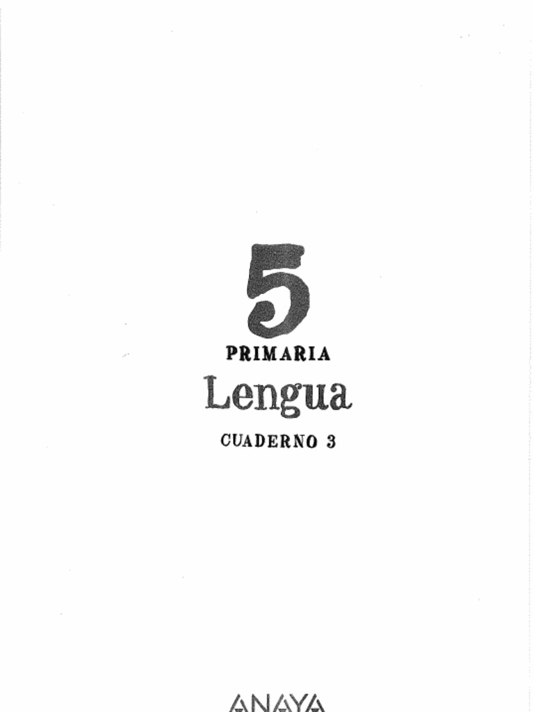 Lengua 3 | PDF
