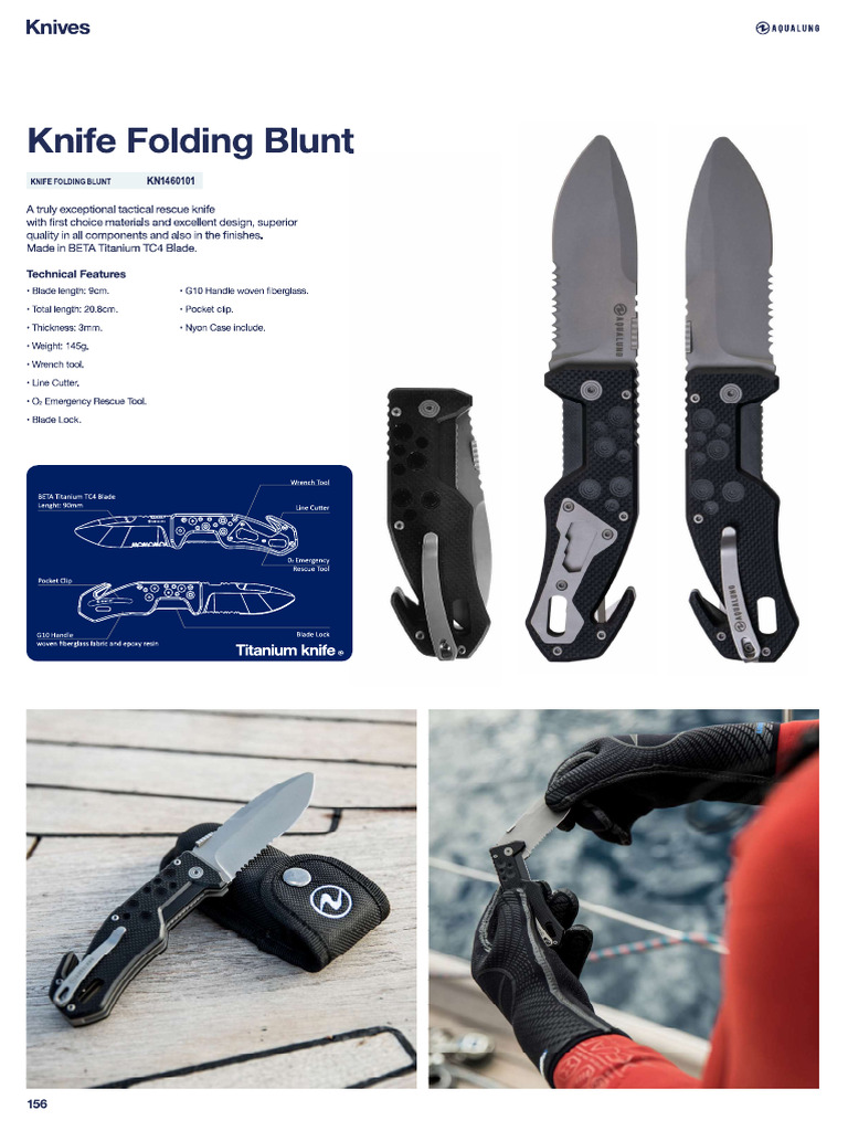 Kn117111 Knife Folding Blunt CPN Eng v1 | PDF