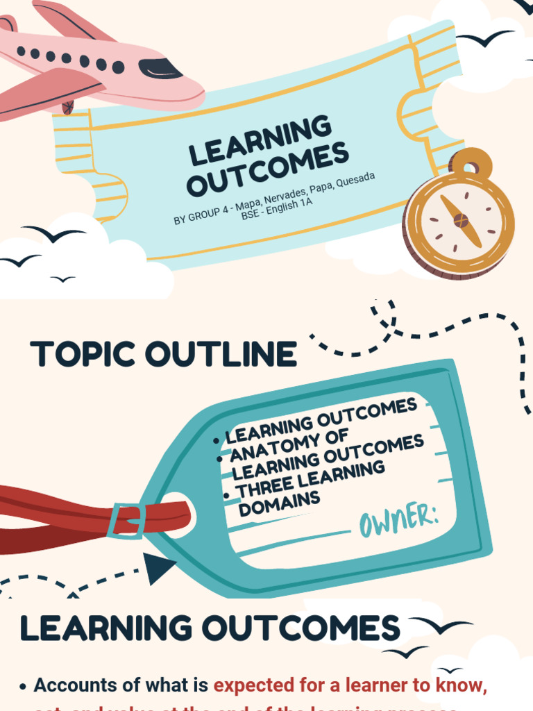 Understanding Learning Outcomes and Domains | PDF | Learning | Motor ...