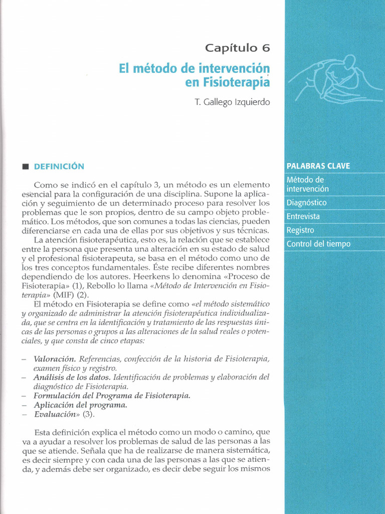 Método de intervención en fisioterapia_Cap.6 | PDF