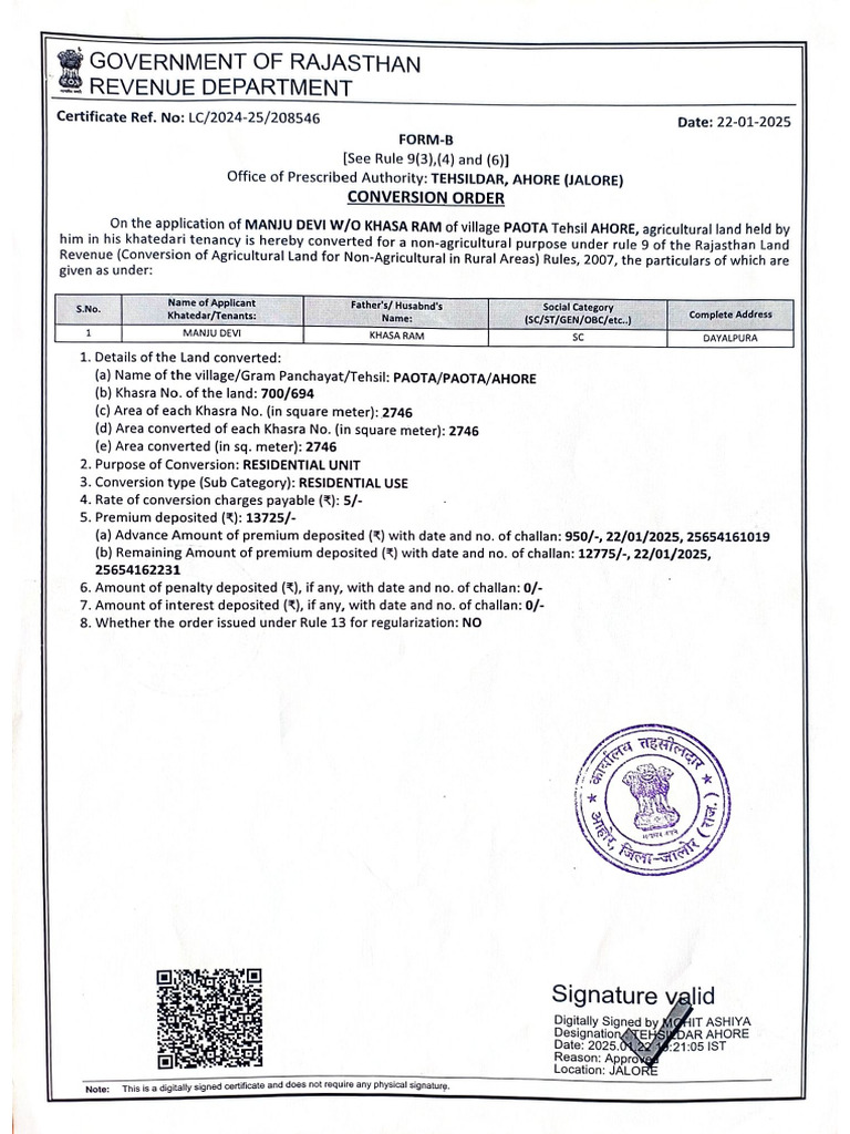 Conversion Order - Nopa Ram | PDF