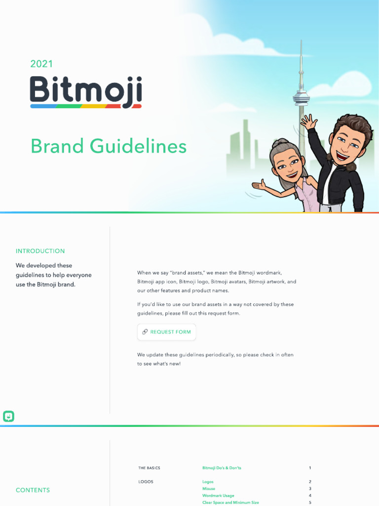 Bitmoji Brand Guidelines | PDF | Logos | Snapchat