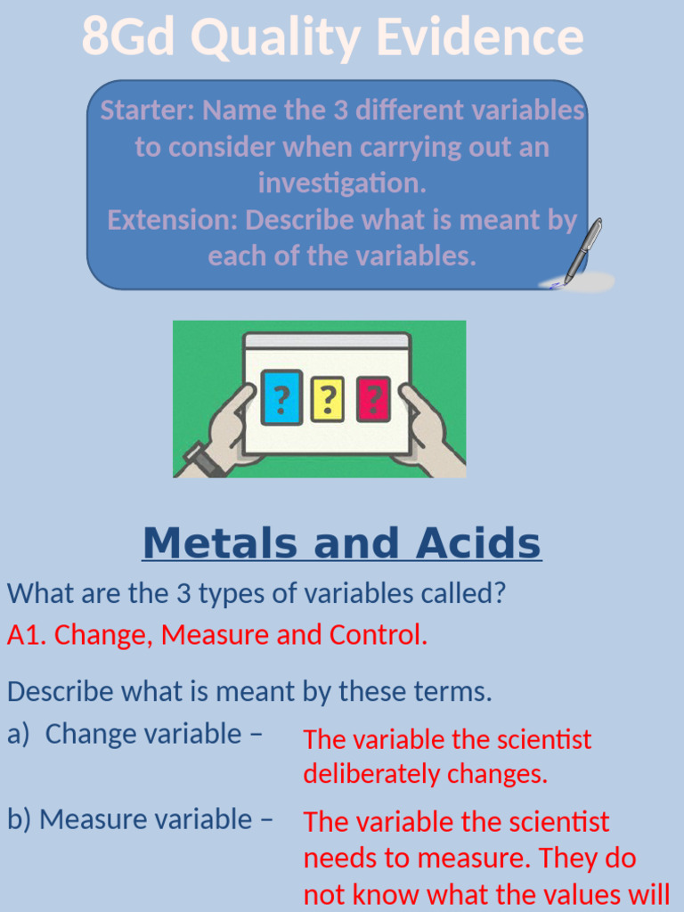 Y8 Wk27 L1 8Gd Quality Evidence (AYR) | PDF | Magnesium | Calcium