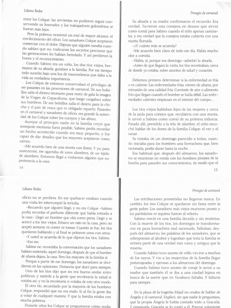 Presagio de Carnaval 2 | PDF