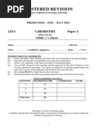 Kcse 2024 Chem Practicals Replica | PDF | Chemistry | Titration