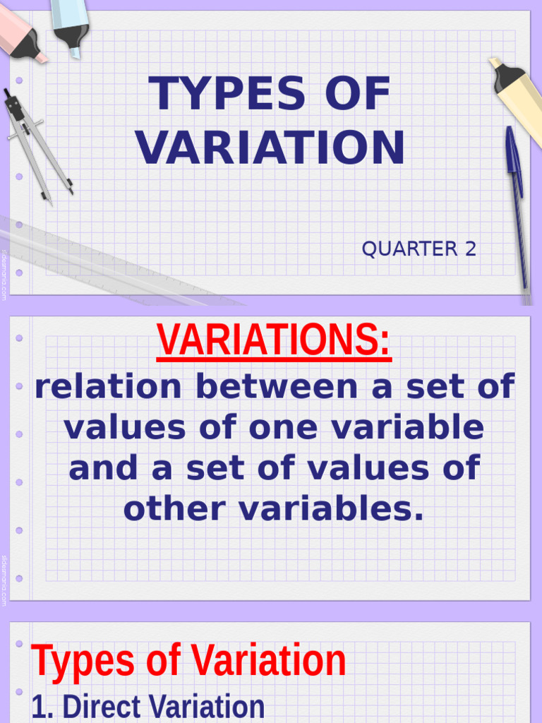 LESSON 1 - Direct Variation | PDF | Weight | Equations