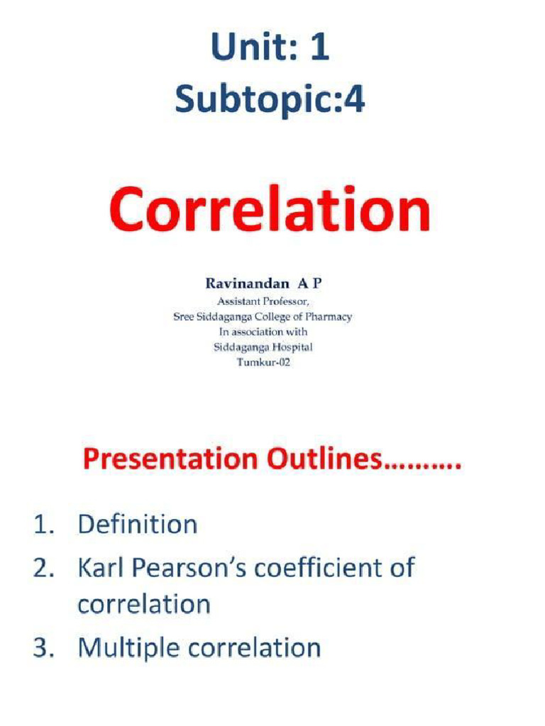 Correlation | PDF