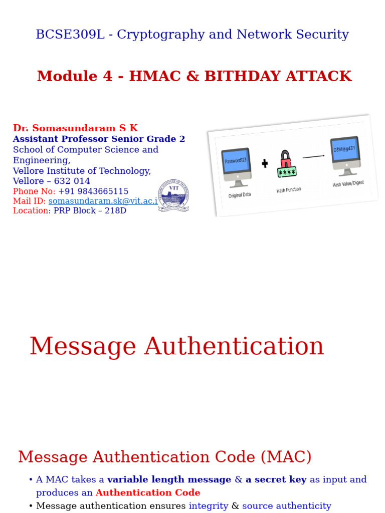 HMAC and Birthday Attack Explained | PDF | Computer Security | Security