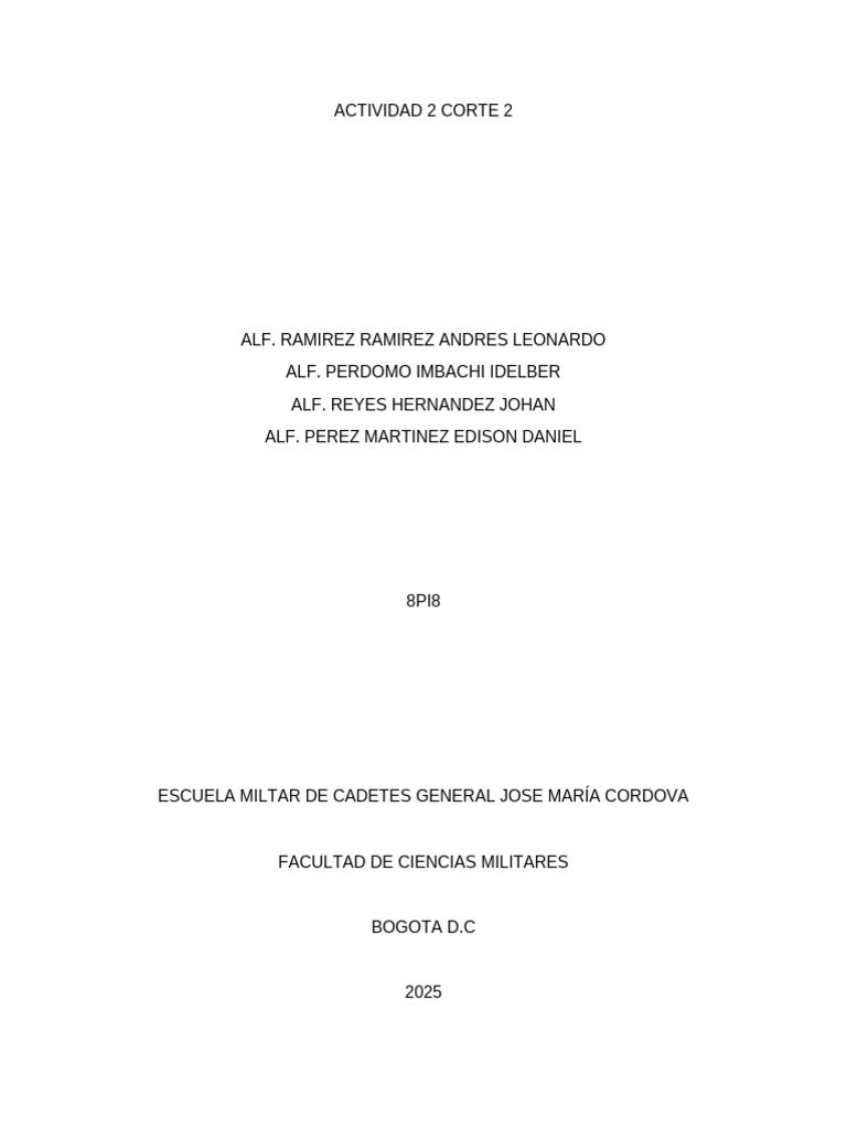 Actividad 2 Corte 2 | PDF | Justicia | Crimen y violencia