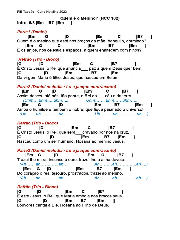 04 Quem É o Menino | PDF