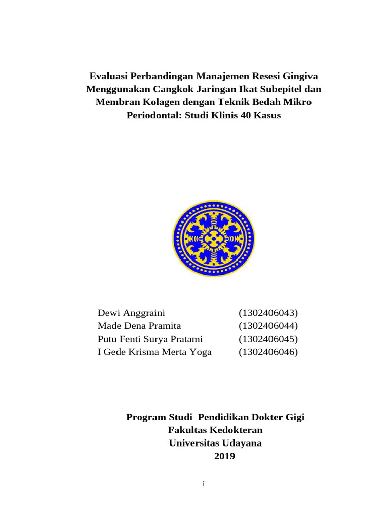 Perio Journal Reading | PDF