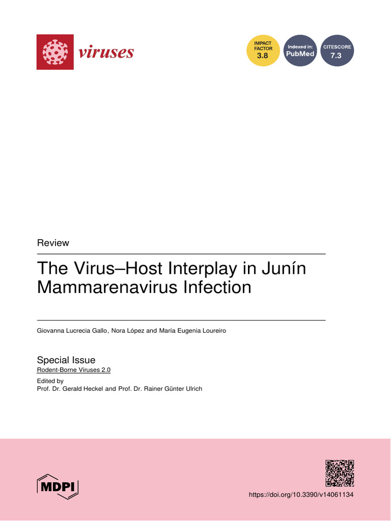 Interacción Virus-huésped en La Infección Por Virus Junín | PDF | Virus ...