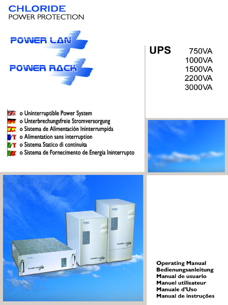 Chloride UPS Operating Manual | PDF | Mains Electricity ...