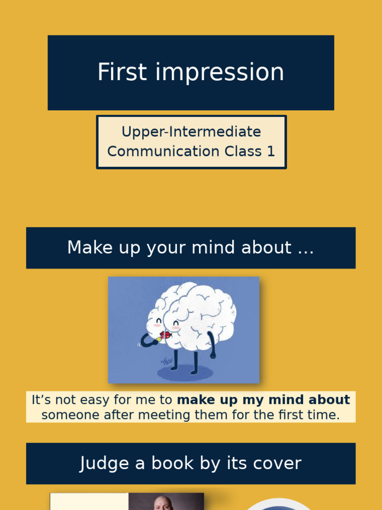 Upper-Intermediate Class 1 | PDF