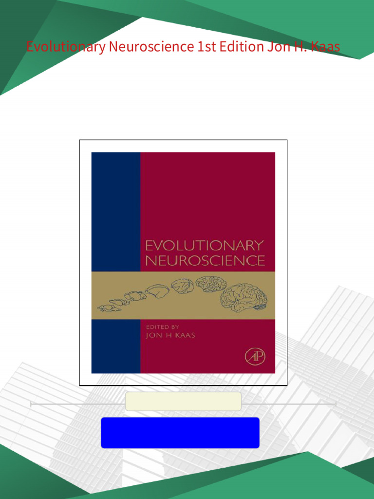 Evolutionary Neuroscience 1st Edition Jon H. Kaas - The ebook in PDF ...
