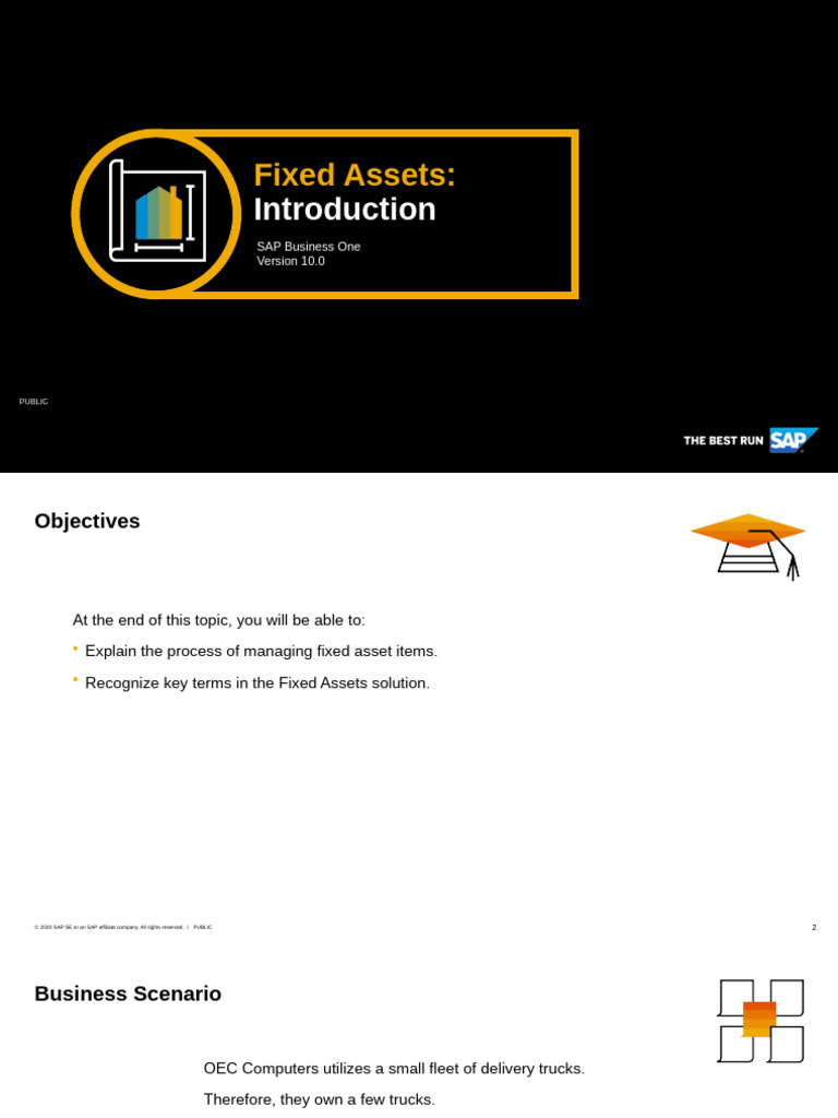 Managing Fixed Assets in SAP B1 | PDF | Depreciation | Debits And Credits