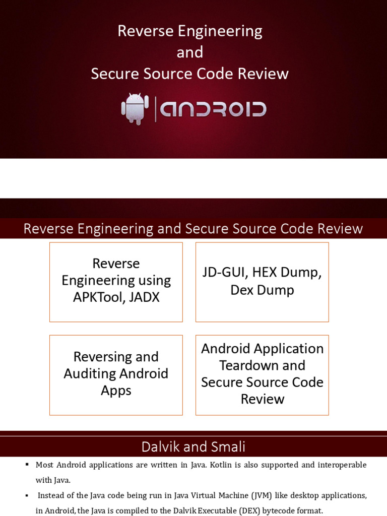 Android App Reverse Engineering Guide | PDF | Java (Programming Language) | Computer File