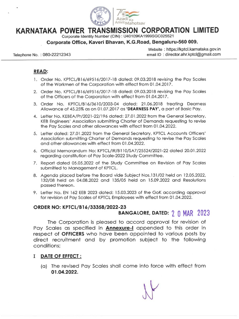 Pay Scale 2022 Officers | PDF