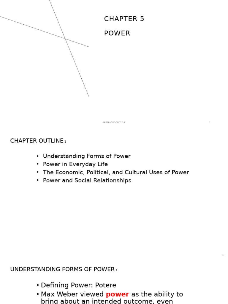 Understanding Power Dynamics in Society | PDF | Power (Social And ...