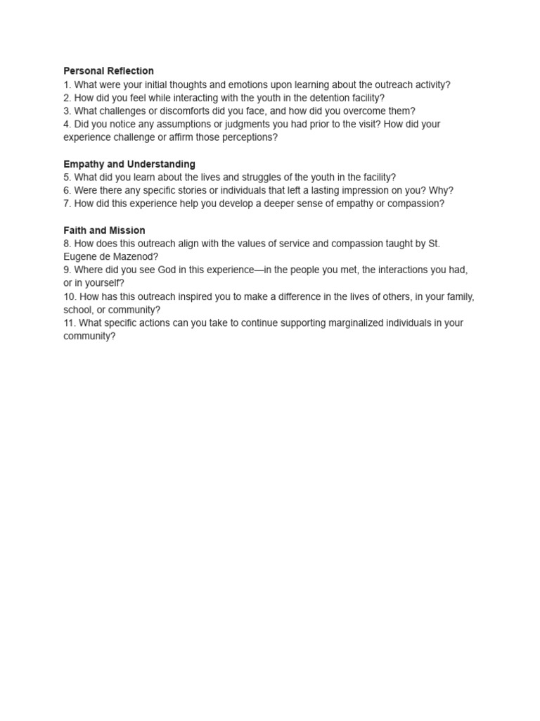 Outreach-Reflections | PDF