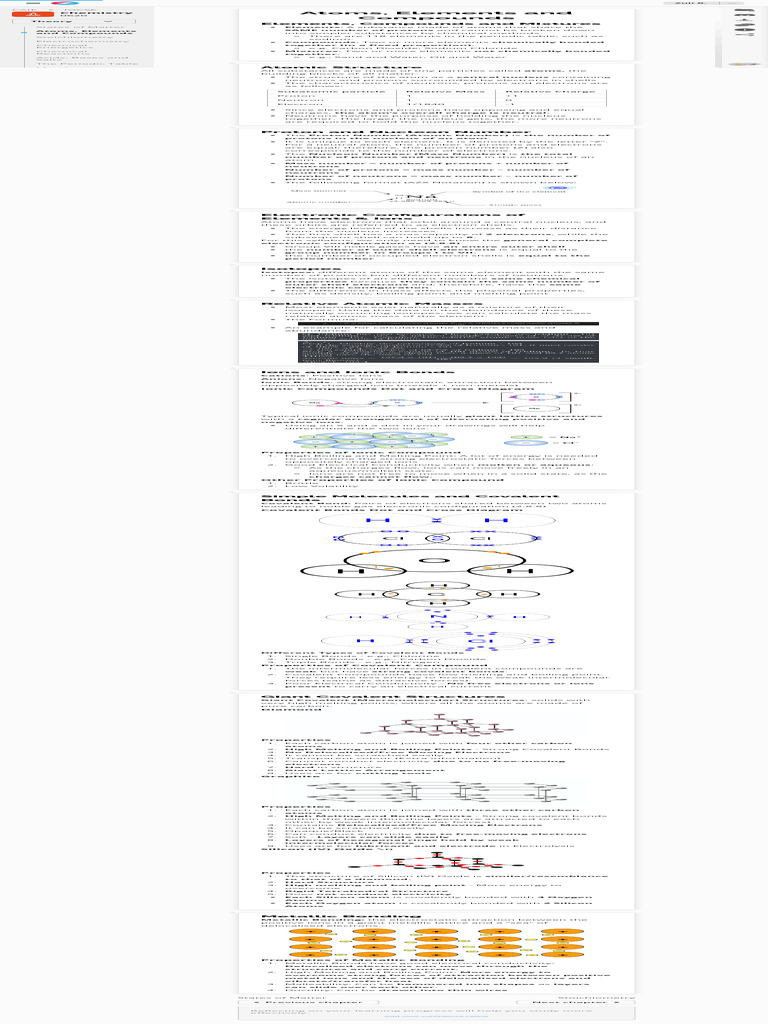 CAIE IGCSE Chemistry 0620 Theory Revision Notes - 2 | PDF | Chemical ...