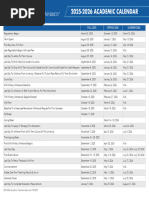Academic Calendar | PDF | Academic Term | Schools