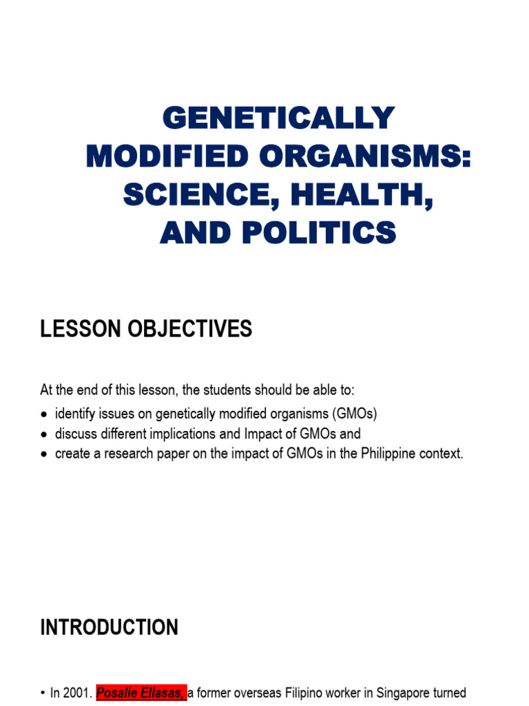Genetically Modified Organisms | PDF | Genetically Modified Organism ...