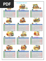 Epidemiological Calendar 2023-2026 | PDF