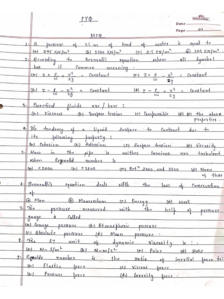 Hydraulic Assignment - 1 | PDF