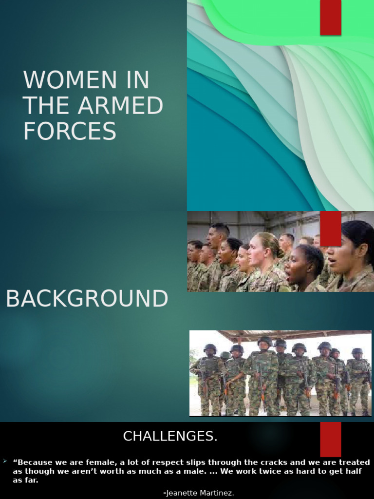 Challenges Faced by Women in Military | PDF