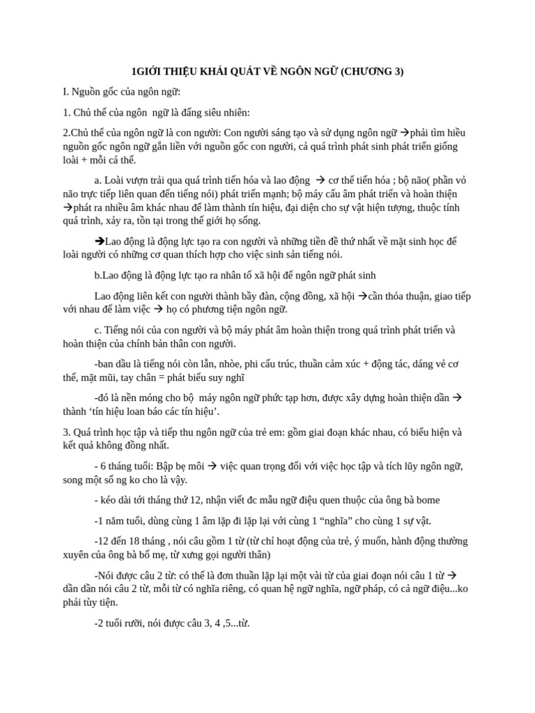 Tổng Hợp Kiến Thức DLNN | PDF