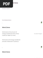 Work Done Worksheet | PDF