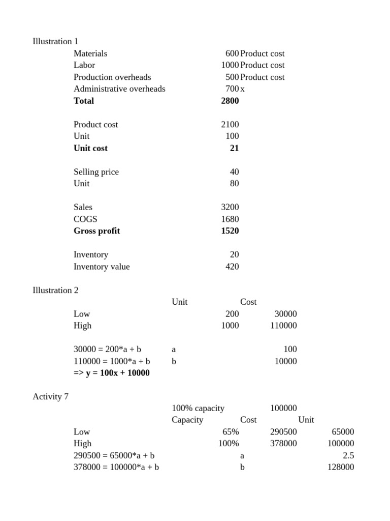 ACCA Cost Analysis and Forecasting | PDF | Overtime | Production And ...