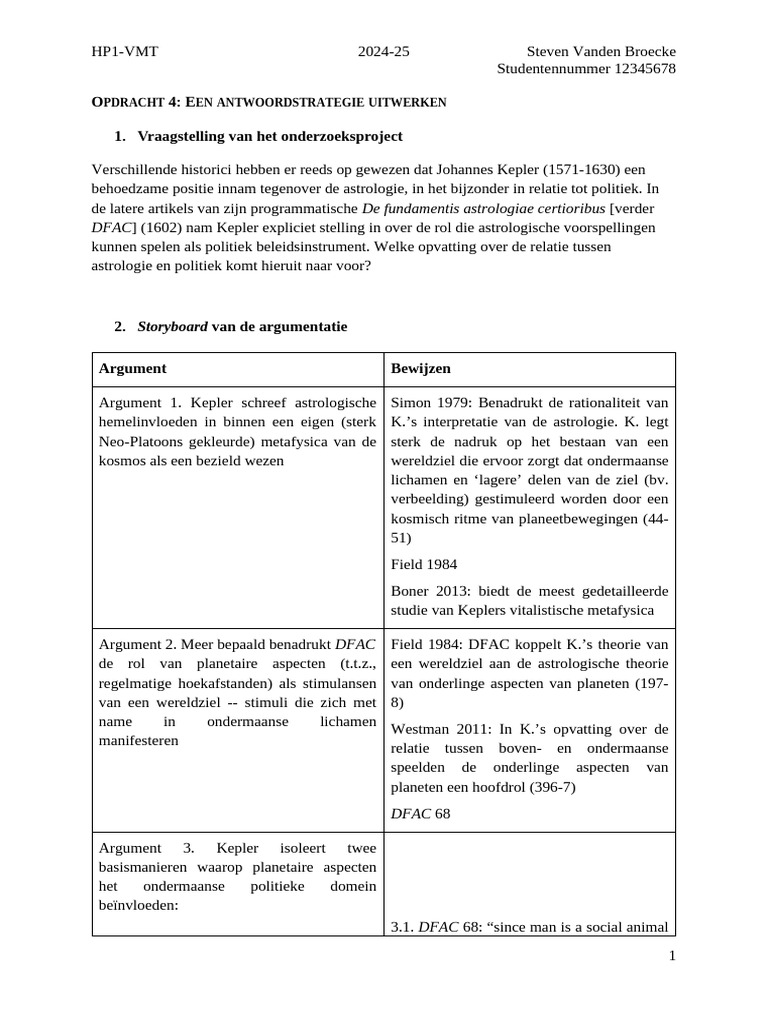 HP1VMT Opdracht4 Voorbeeld | PDF