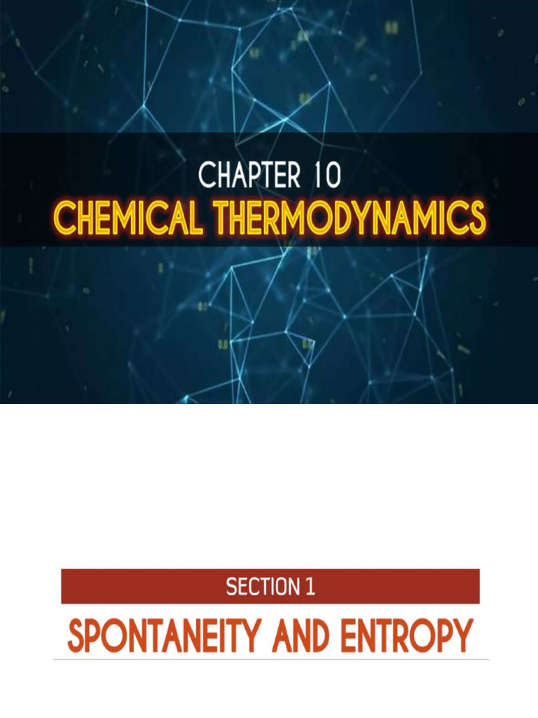 Entropy and Gibss Free Energy | PDF