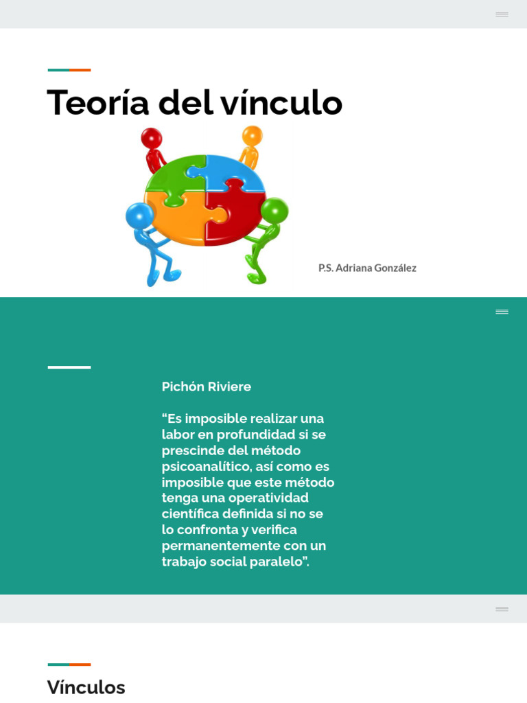 Teoria Del Vinculo 2 | PDF | Libido | Escritura