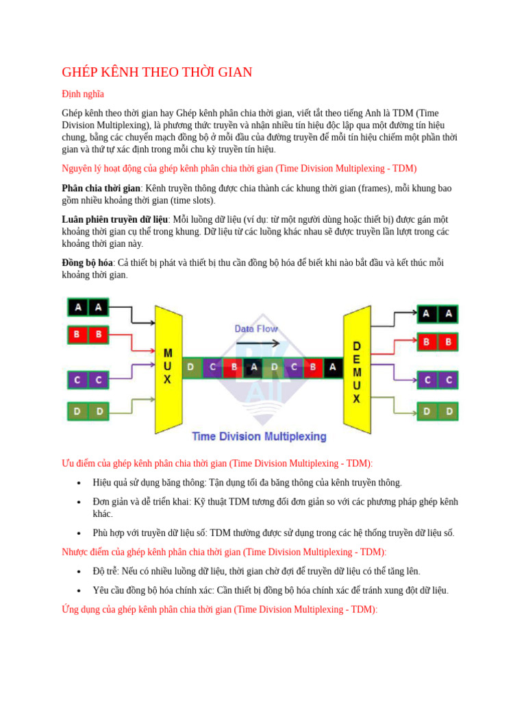 Ghép Kênh Theo TH I Gian | PDF
