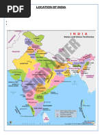 Indian Physical Map | PDF