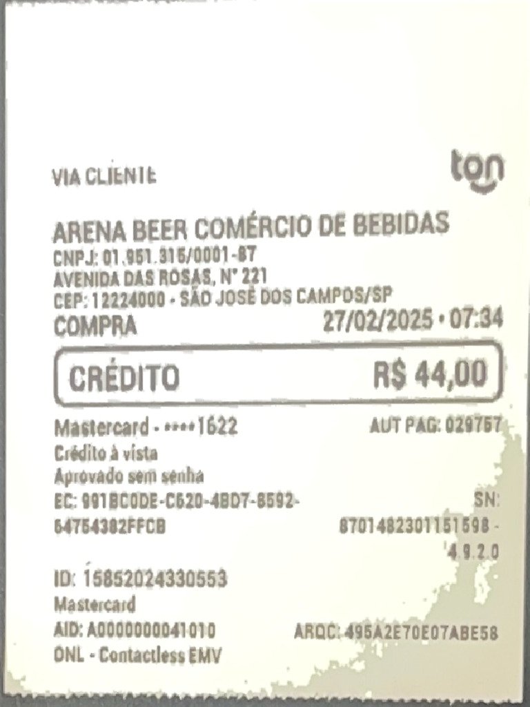 Arena Beer Comércio de Bebidas | PDF