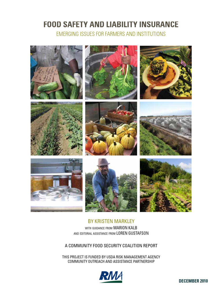 Farm4 Food Safety and Liability Insurance | PDF | Food Safety | Food ...