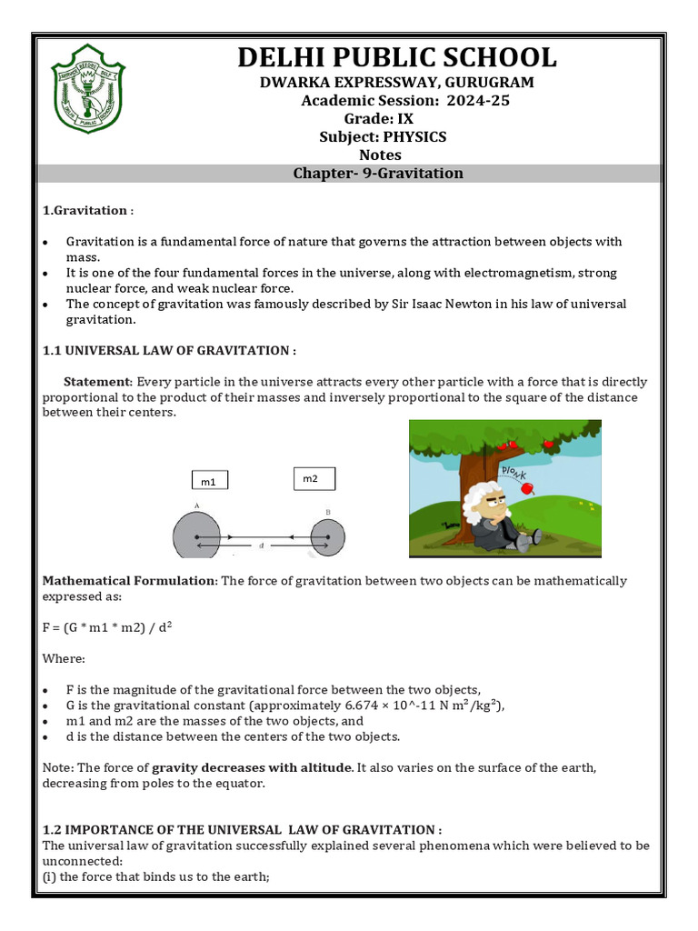 Grade 9 Notes CH 9 and 10 PA II Physics | PDF | Buoyancy | Pressure