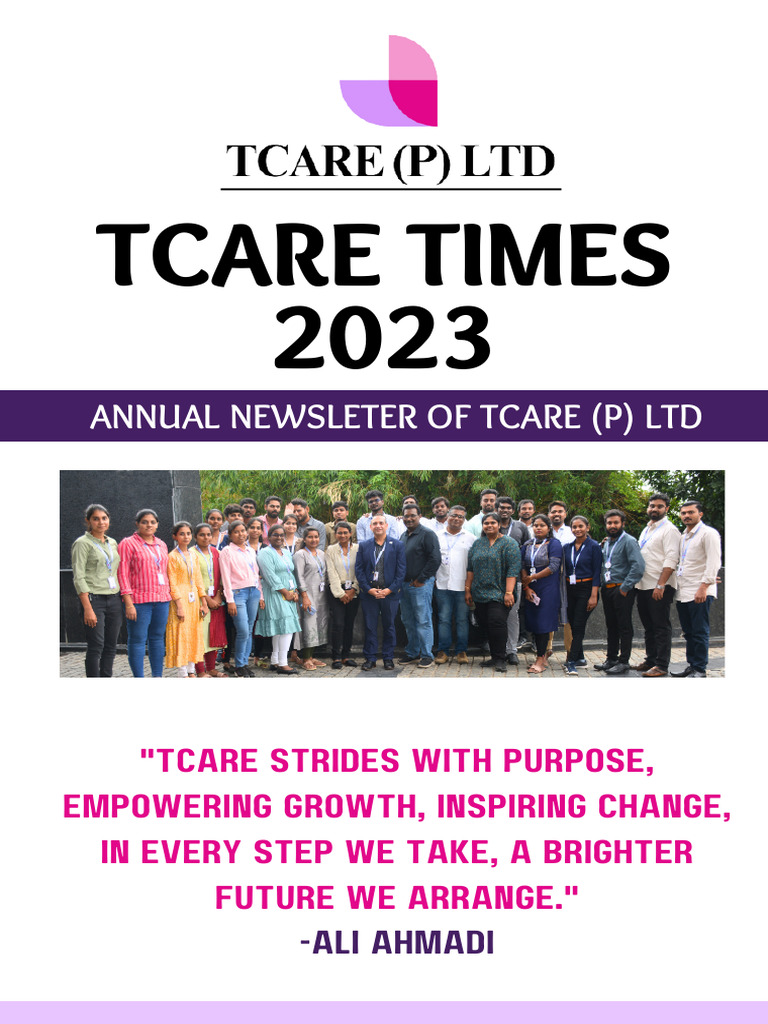 TCARE Times 2023: Year in Review | PDF | Recruitment | Team Building