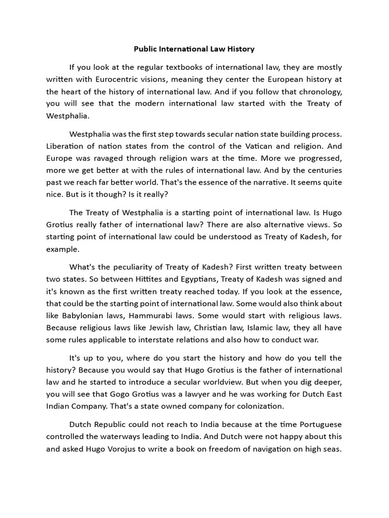 Public History and Sources | PDF | Treaty | Ratification