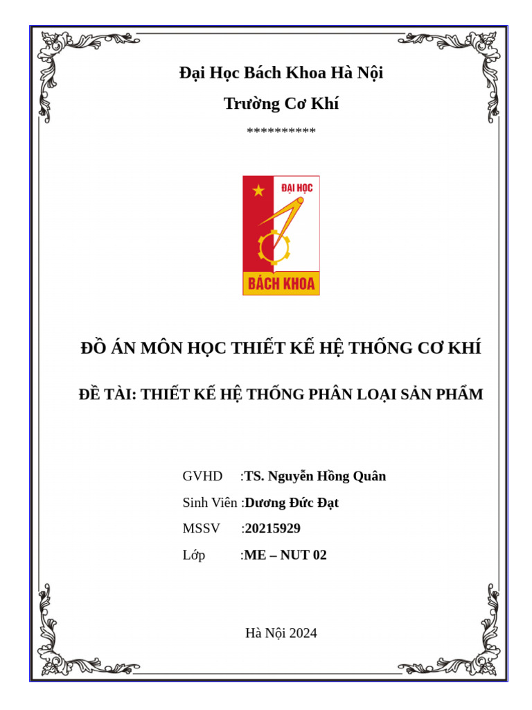 Phan Loai San Pham - Duong Duc Dat | PDF