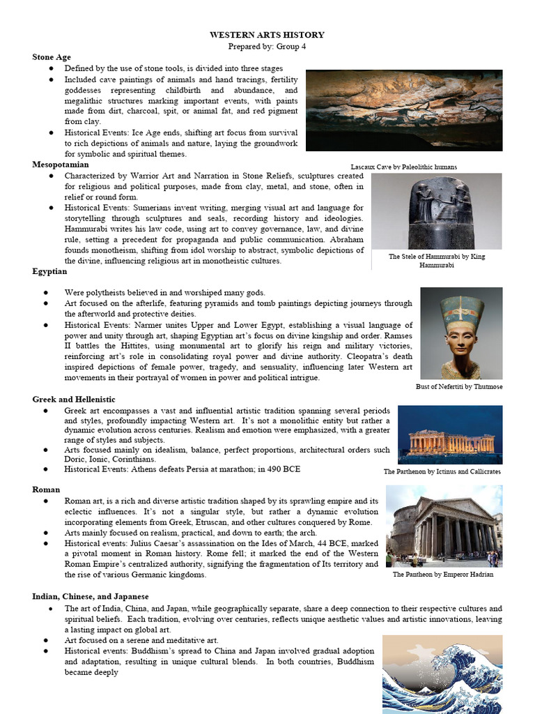 G4-Western Art History-Bsn1-A1 | PDF | Renaissance | Abstract Art